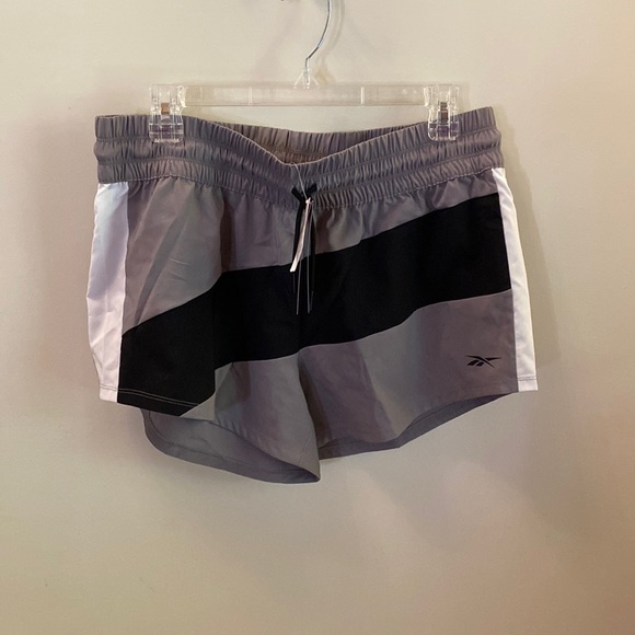Reebok | Shorts | Nwt Reebox Grayblackwhite Shorts | Poshmark